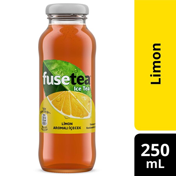 Fuse Tea Soğuk Çay Limon Aromalı İçecek Cam 250 ml | CarrefourSA
