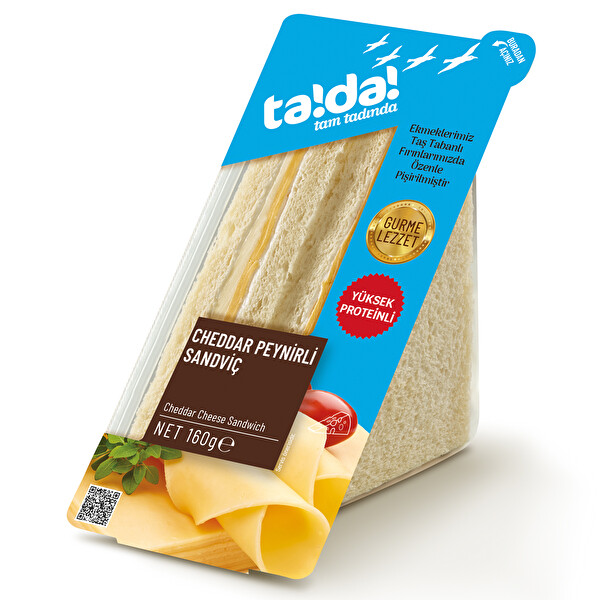 Tada Gurme Cheddar Peynirli Sandviç 160 G | CarrefourSA