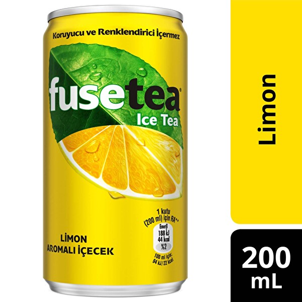 Fuse Tea Soğuk Çay Limon Aromalı İçecek Kutu 200 ml | CarrefourSA