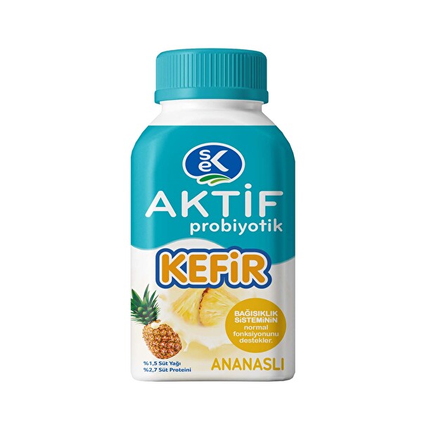 Sek Kefir Probiyotik Ananaslı 250 ml | CarrefourSA