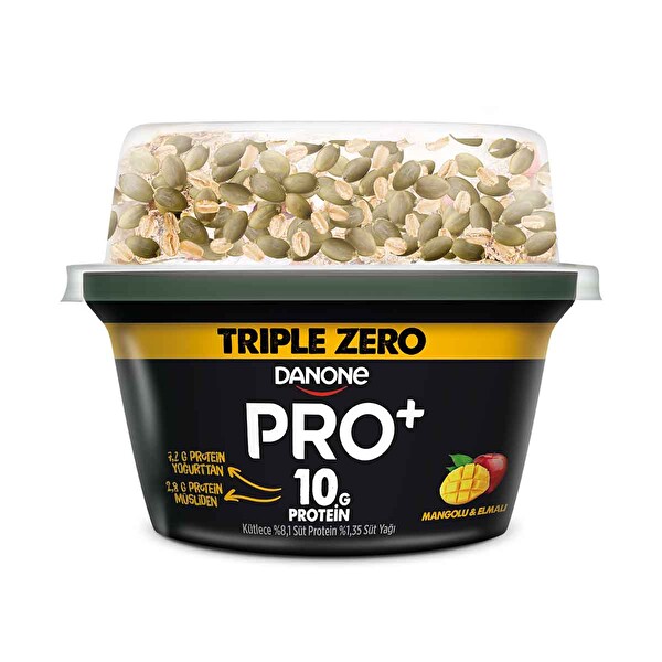 Danone Protein Triple Zero Mangolu & Elmalı 90 g #30261373 | CarrefourSA
