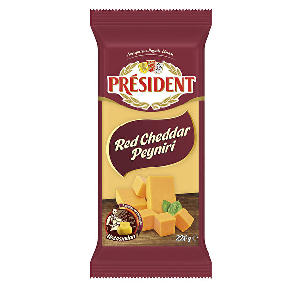 President Red Cheddar 220g | CarrefourSA