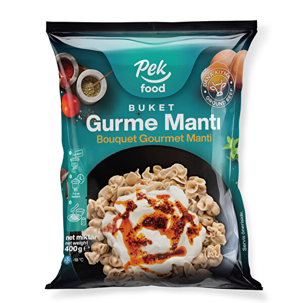 Pek Food Buket Gurme Mantı 400 g | CarrefourSA