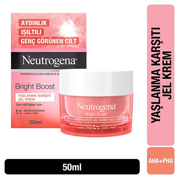 Neutrogena Bright Boost Yaşlanma Karşıtı Jel Krem 50 ml | CarrefourSA