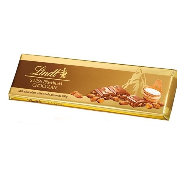 Lindt Milk Almond 300 Gr | CarrefourSA