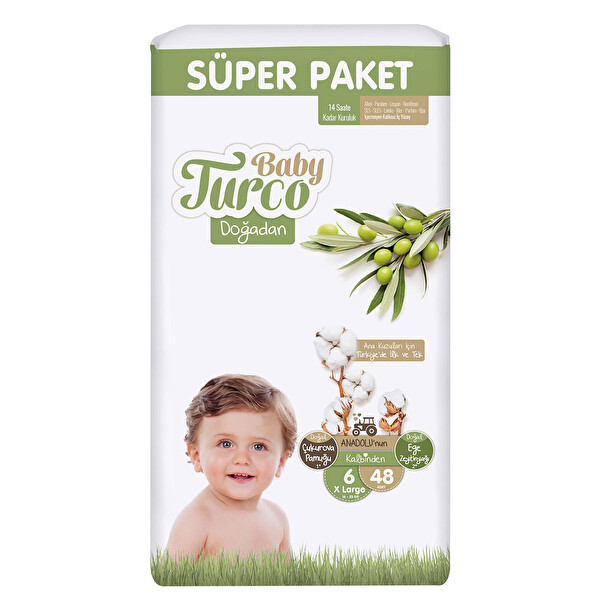 Baby Turco Doğadan Jumbo XL 48'li | CarrefourSA