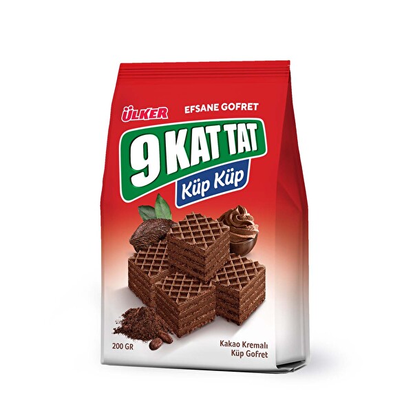 Ülker 9 Kat Tat Küp Gofret Kakaolu 200 g #30389236 | CarrefourSA