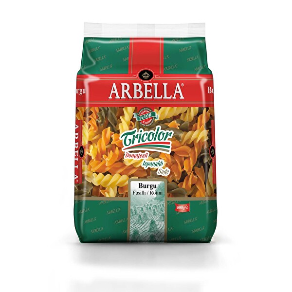 Arbella Tricolor Burgu Makarna 500 g | CarrefourSA