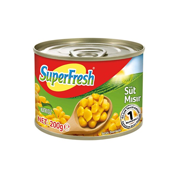 Süperfresh Konserve Mısır 200 g | CarrefourSA