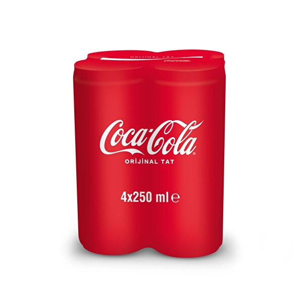 Coca Cola Kutu 4X250 ml | CarrefourSA
