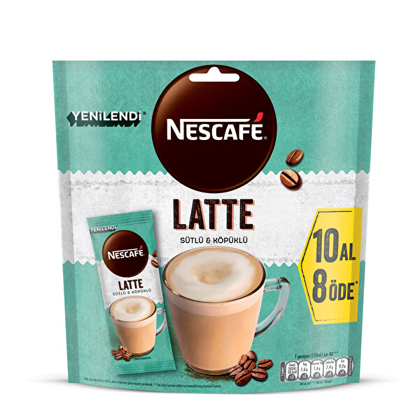 Nescafe Latte 10 Al 8 Öde 10X14,5 g #30444472 | CarrefourSA