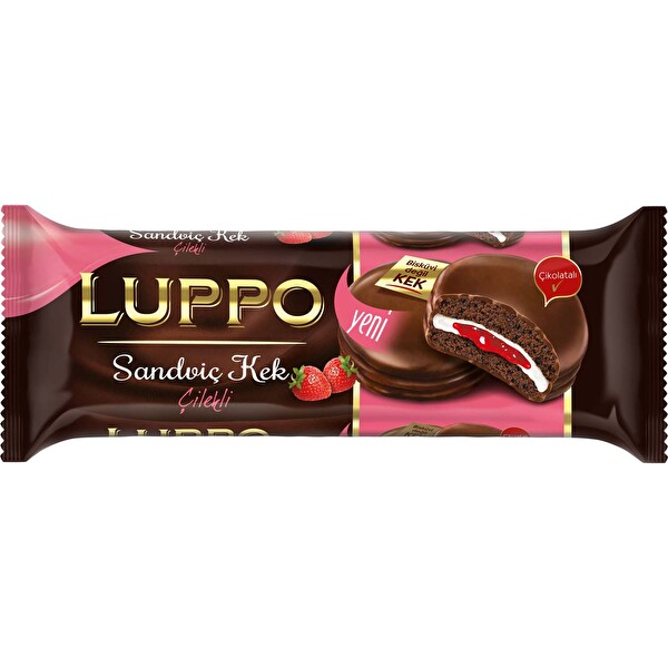 Şölen Luppo Sandviç Kek Çilekli 184 g | CarrefourSA