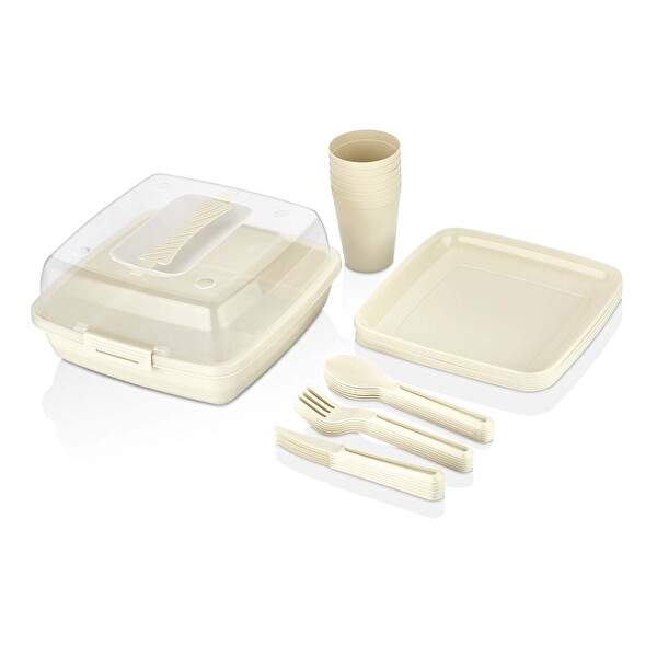 Evmoni Piknik Seti 32 Parça | CarrefourSA