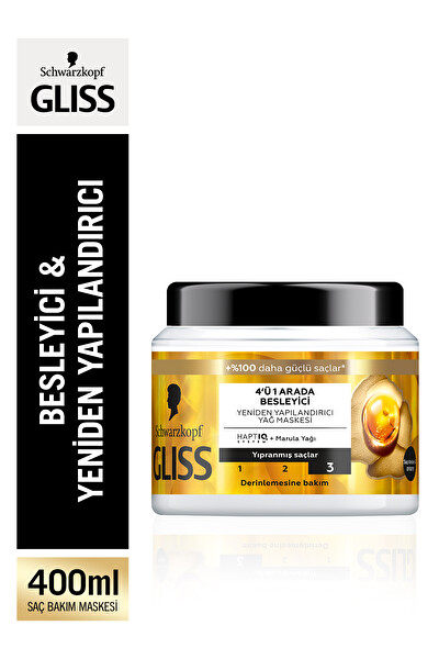 Gliss Oil Nutritive Besleyici Maske 400 ml | CarrefourSA