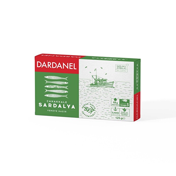 Dardanel Zeytinyağlı Sardalya 125 g #30473627 | CarrefourSA