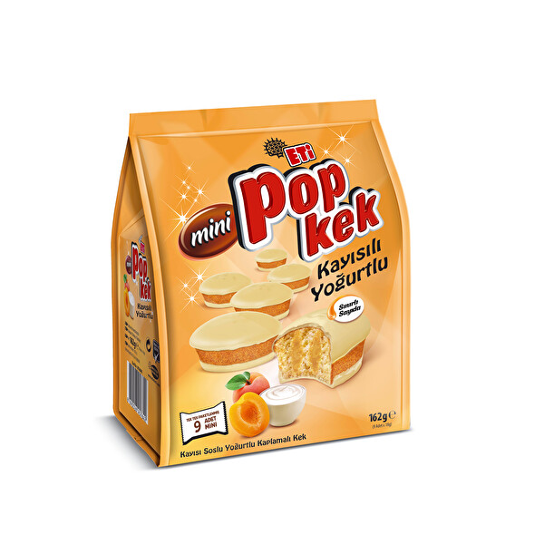 Eti Popkek Mini Kayısılı&Yoğurtlu 162 g | CarrefourSA