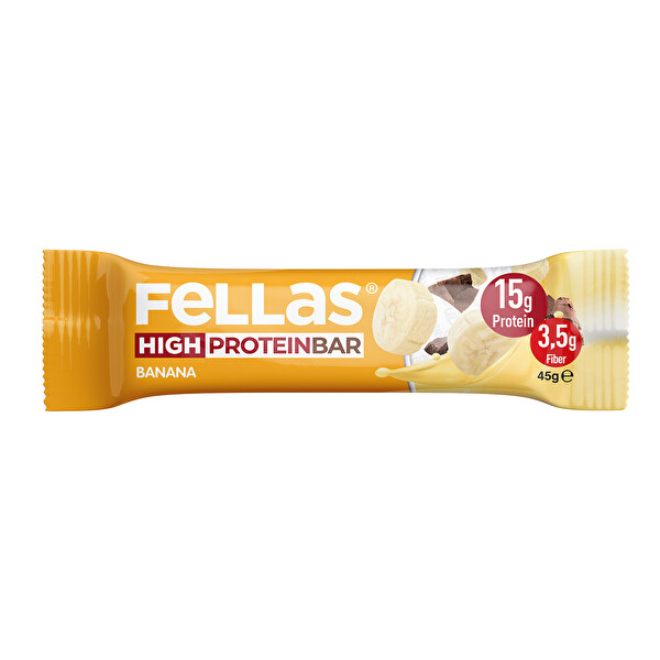 Fellas Yüksek Protein Bar Muz 45 g | CarrefourSA